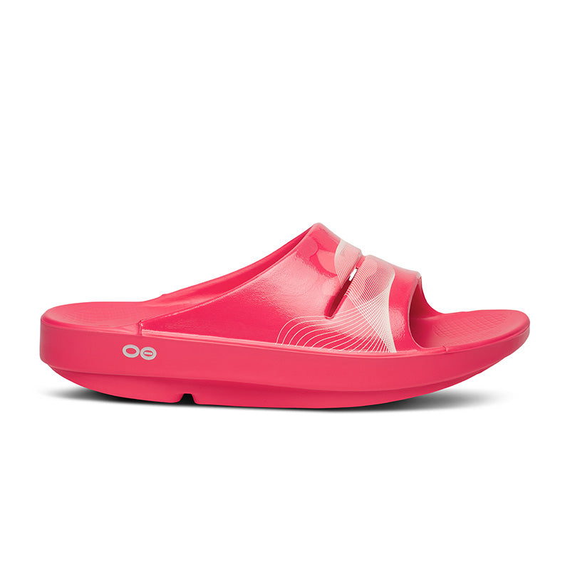 Women's OOahh Limited - Neon Berry Breeze – OOFOSオフィシャルサイト